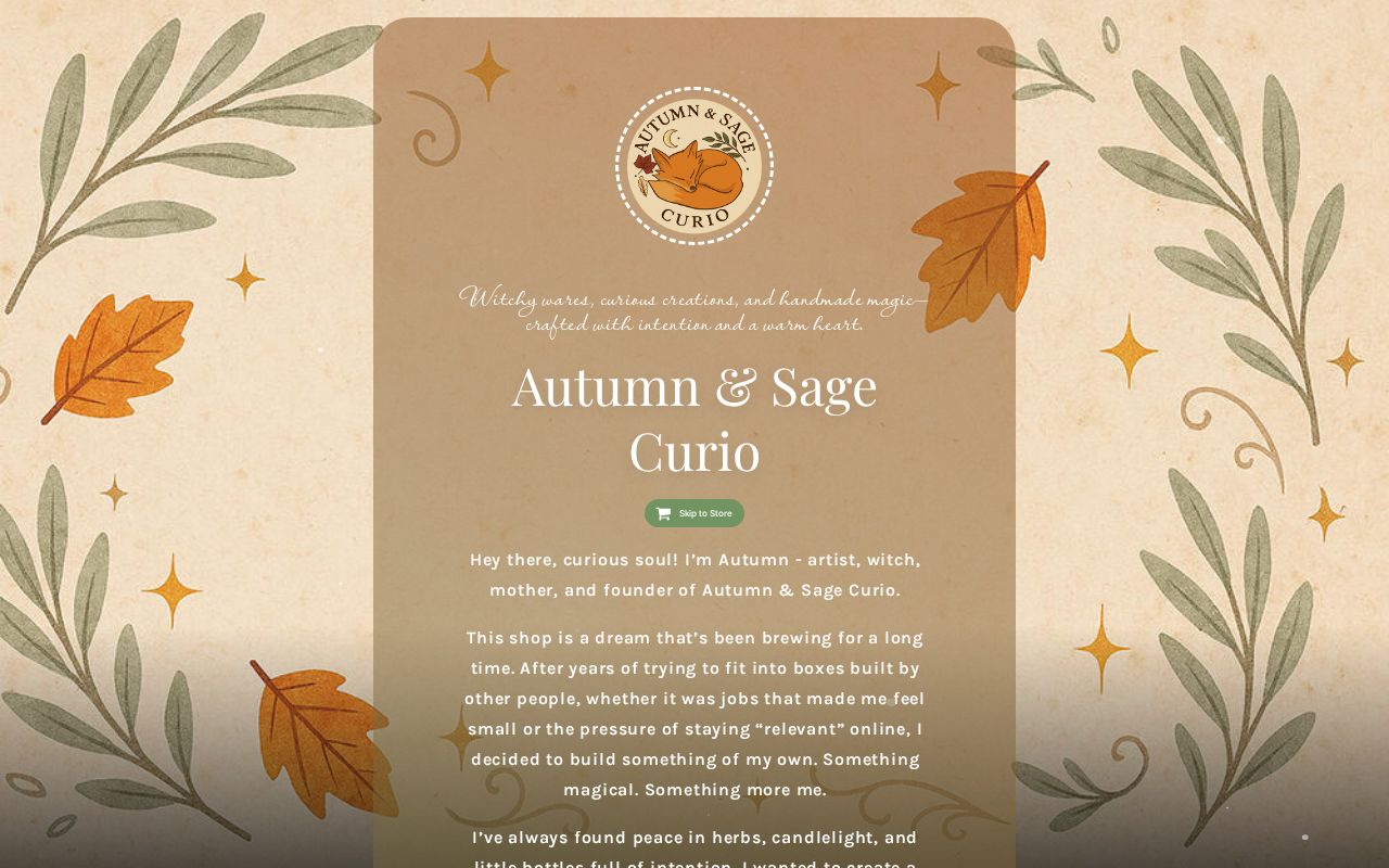 Autumn & Sage Curio